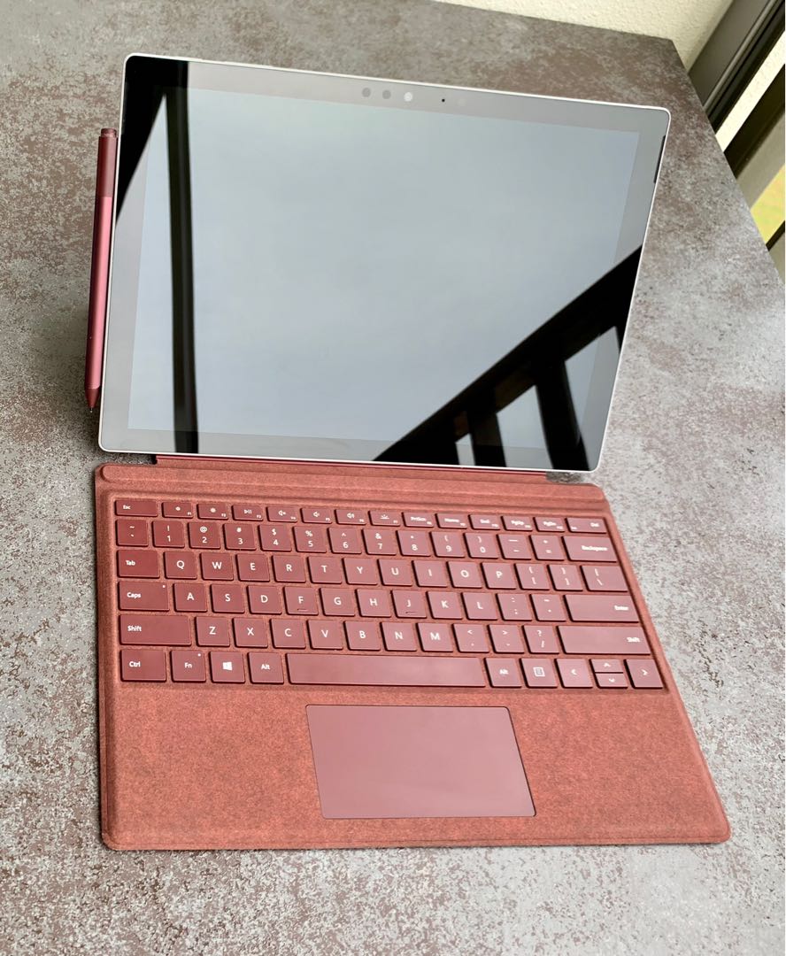 Microsoft Surface 6 pro with Alcantara Signature Keyboard, Computers ...