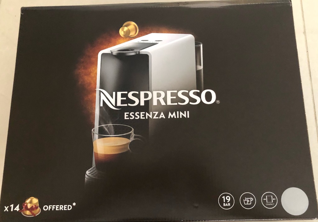Nespresso Essenza Mini - Intense Grey - BRAND NEW, TV & Home Appliances ...