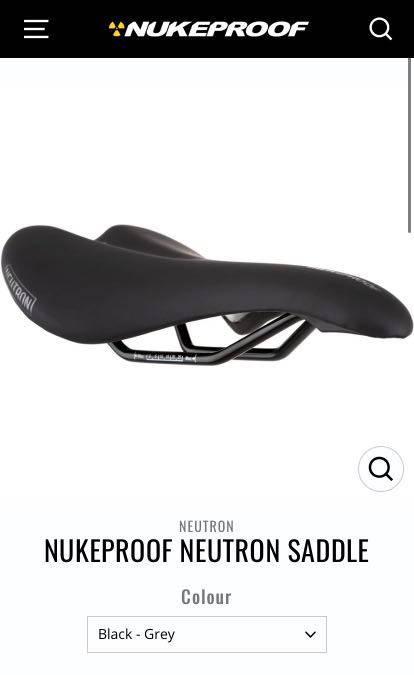 Nukeproof Neutron Saddle - MTB / Gravel, Sports Equipment, Bicycles ...