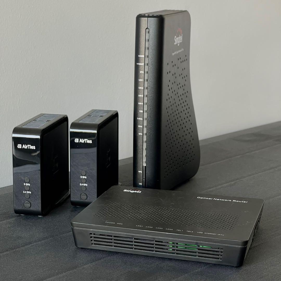 Optical Network Router, Airties Mesh x2, WIFI Gigabit Router AC Plus ...