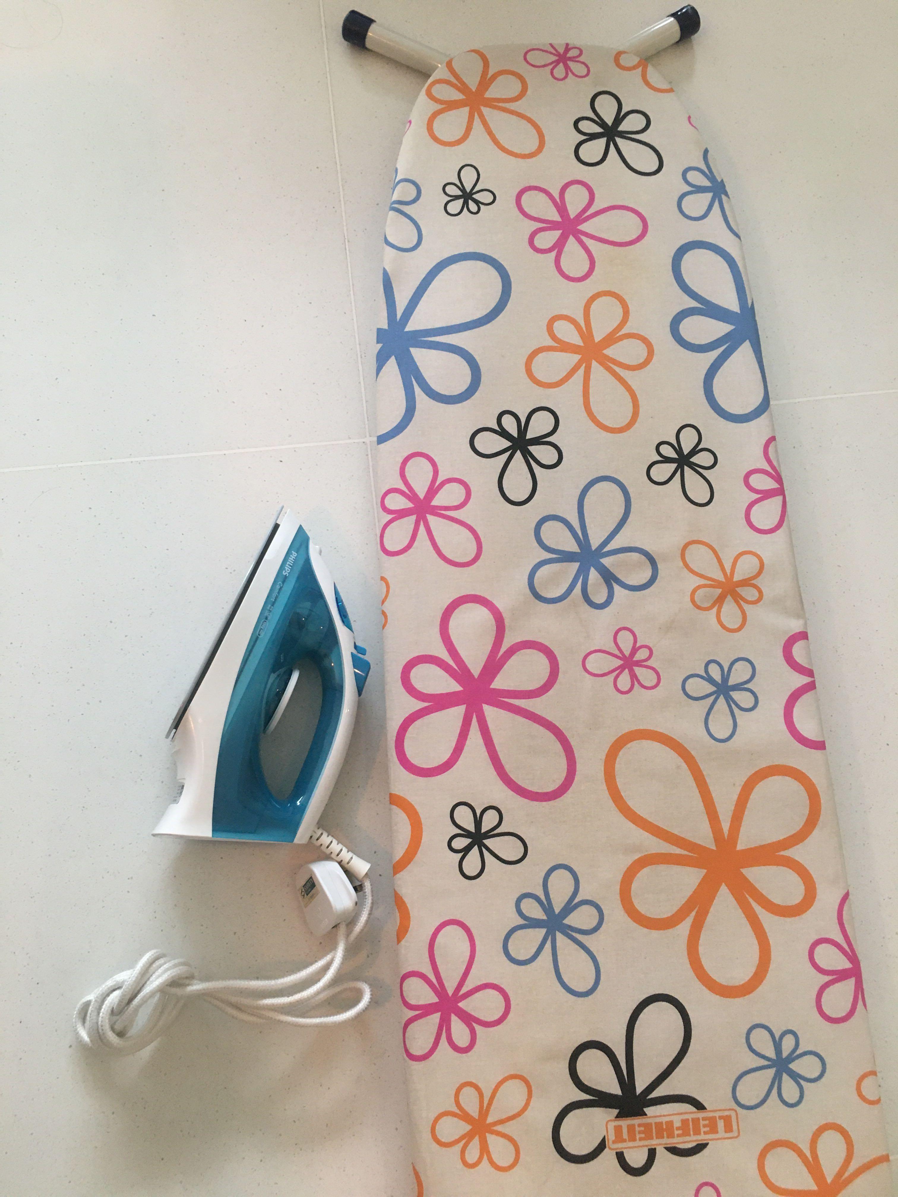 Philips Ceramic Iron & Ironing Board, Furniture & Home Living ...