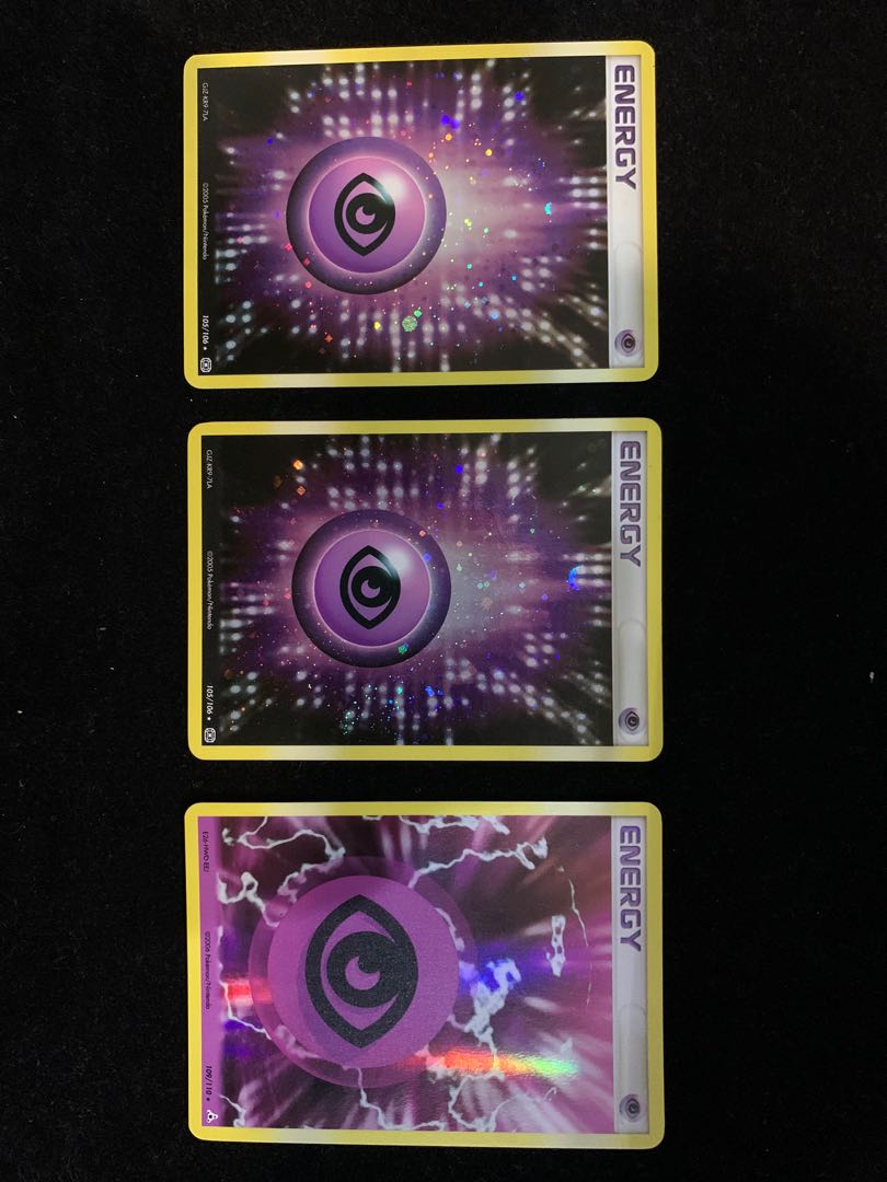 Pokemon Collectible Psychic Energy cards, Hobbies & Toys, Toys & Games ...