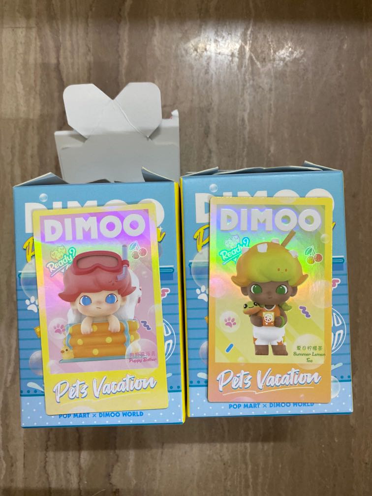 Popmart dimoo pets vacation, Hobbies & Toys, Toys & Games on Carousell