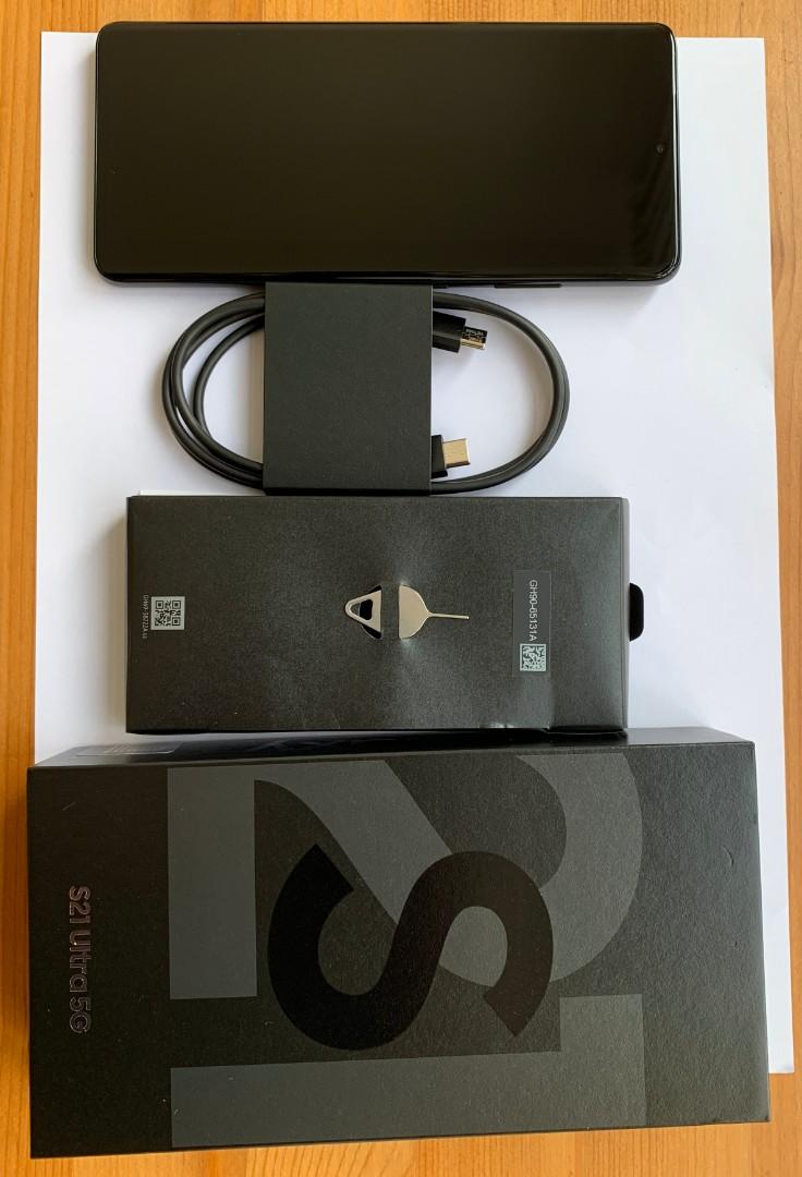Samsung G998 S21 Ultra 5G- 256GB/12GB RAM Phantom Black, Mobile Phones ...