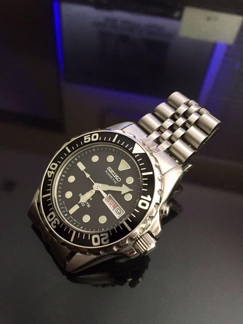 Seiko Sports Kinetic like citizen tissot casio, Men's Fashion, Watches ...