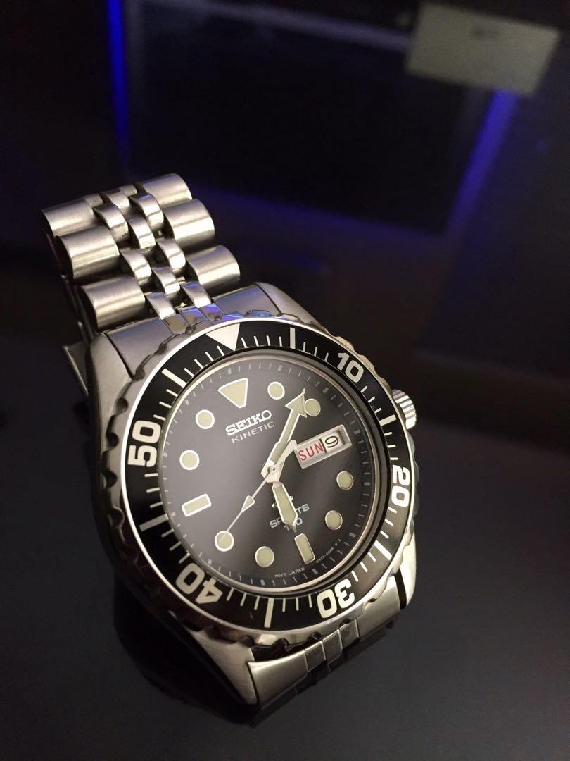Seiko Sports Kinetic like citizen tissot casio, Men's Fashion, Watches ...