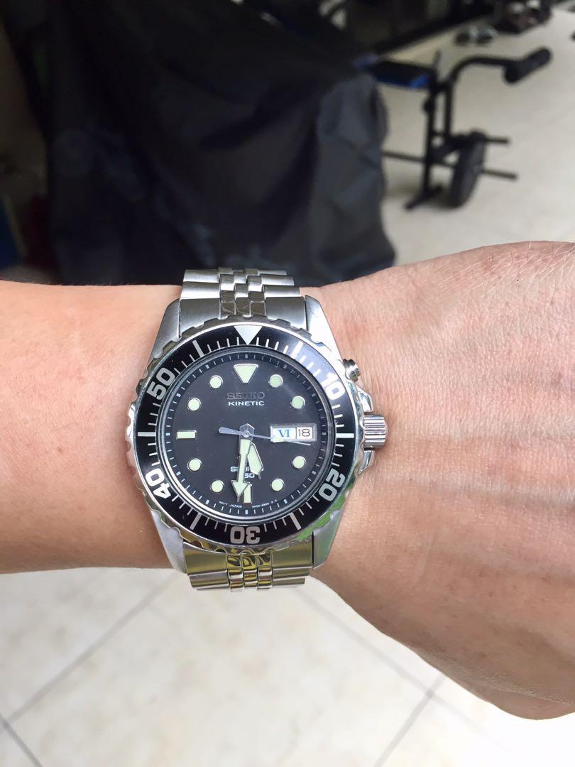 Seiko Sports Kinetic like citizen tissot casio, Men's Fashion, Watches ...