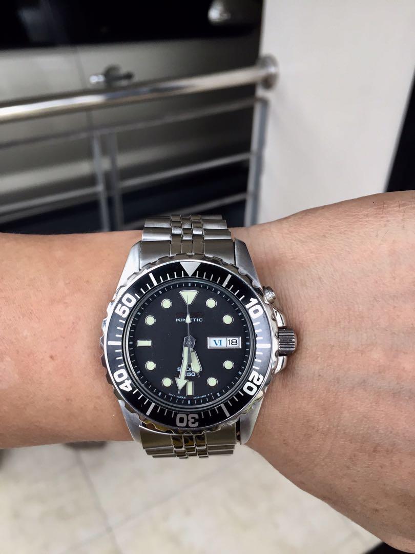 Seiko Sports Kinetic like citizen tissot casio, Men's Fashion, Watches ...