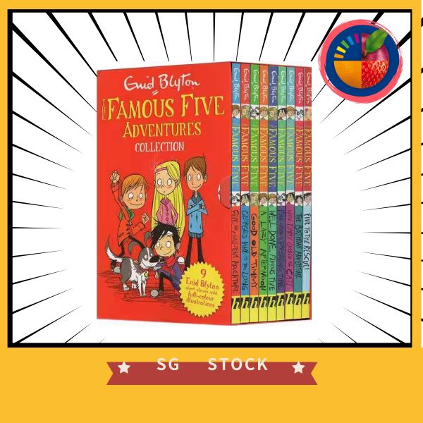 [SG STOCK] Enid Blyton The Famous Five Adventures Collection (9books ...