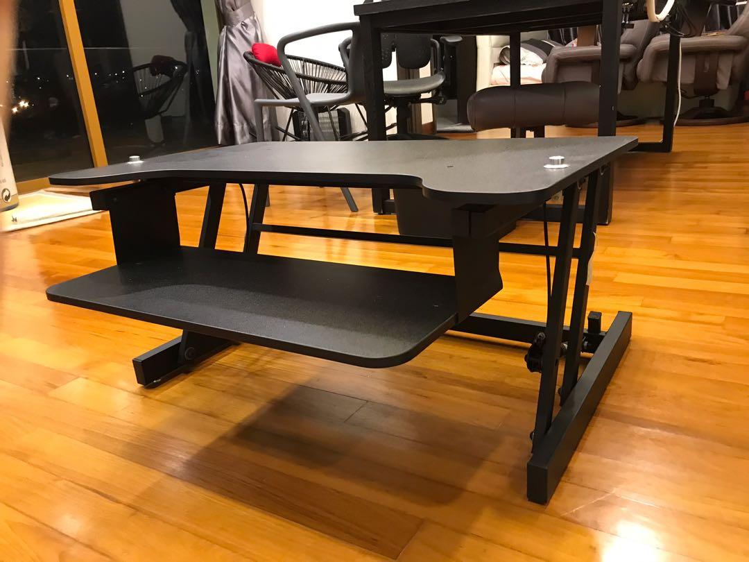 Sit stand table mechanism, Furniture & Home Living, Furniture, Other ...