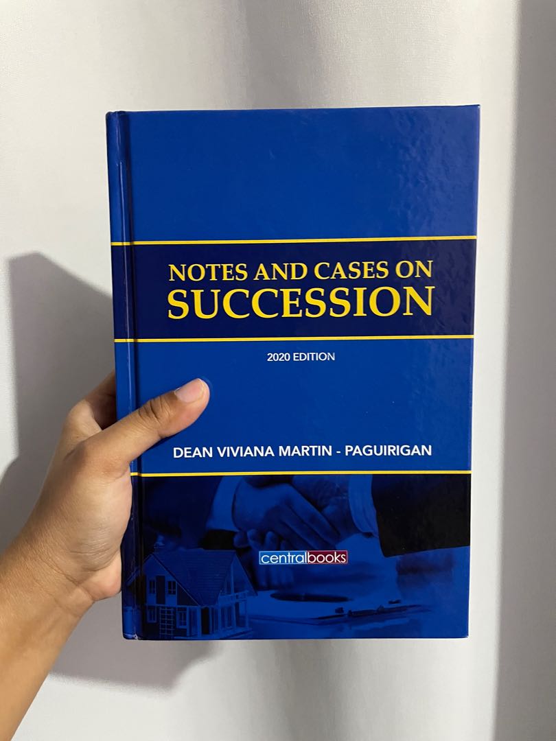 Succession Law Book, Hobbies & Toys, Books & Magazines, Textbooks on ...