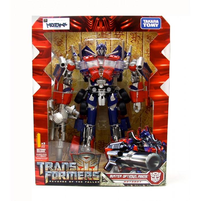 Takara Tomy Transformers RA-24 Buster Optimus Prime Action Figures ...