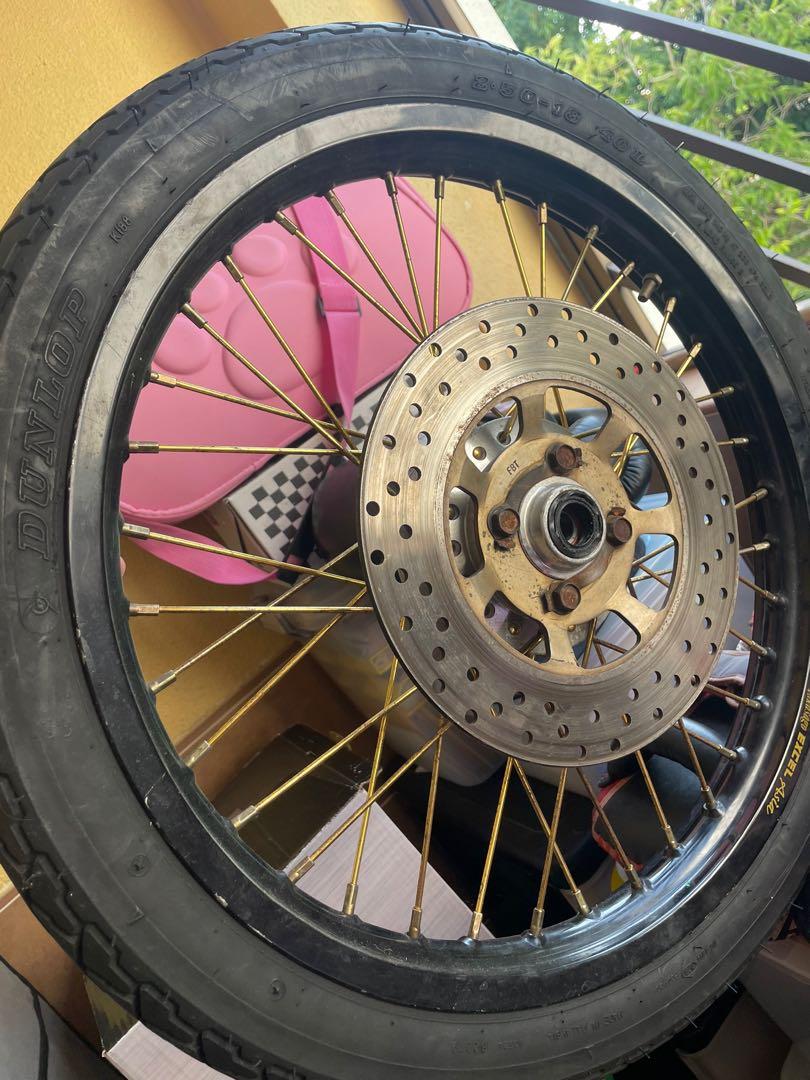 RXZ Takasago Excel Asia Rim and Tyre , Motorcycles, Motorcycle ...