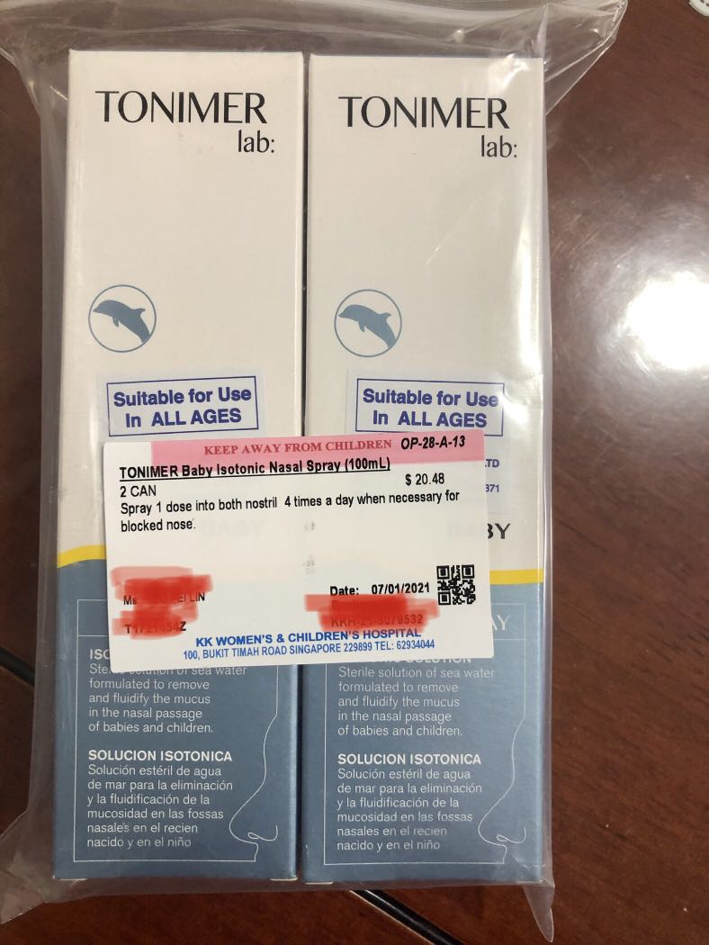 Tonimer nasal spray, Health & Nutrition, Medical Supplies & Tools on ...