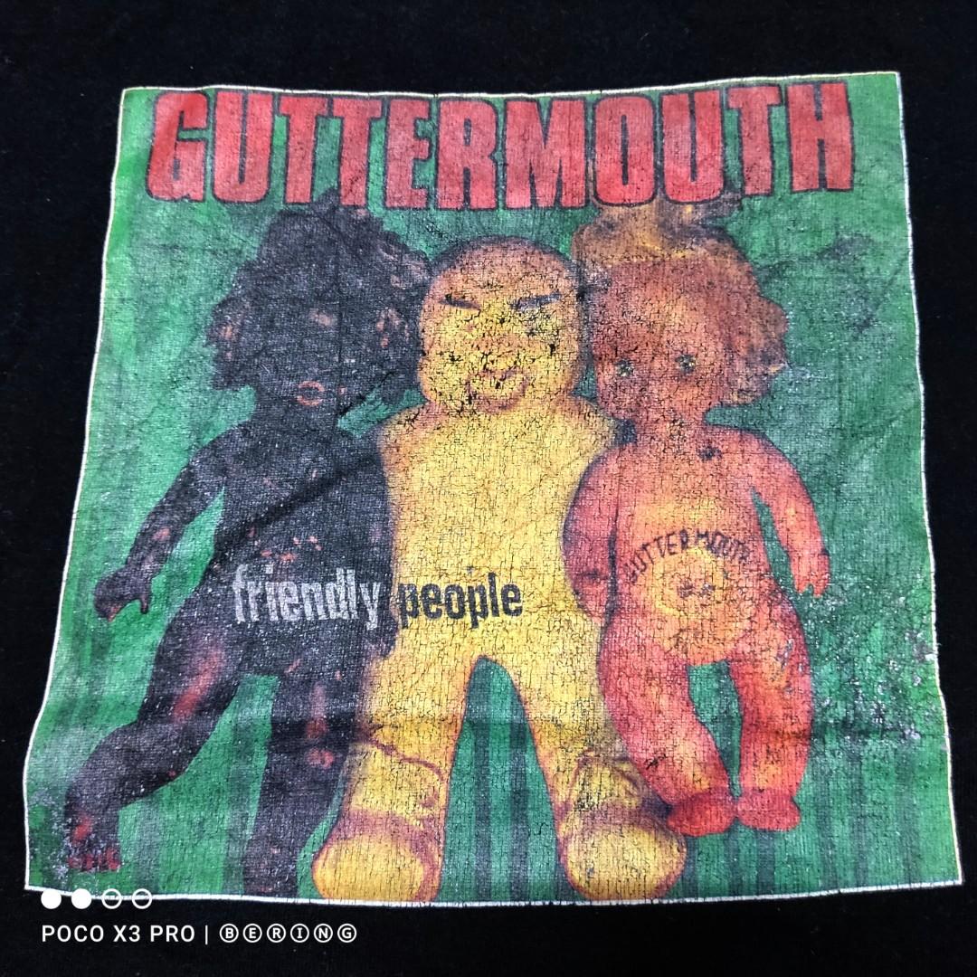 T-SHIRT PUNK ROCK BAND GUTTERMOUTH - FRIENDLY PEOPLE, Men's Fashion ...