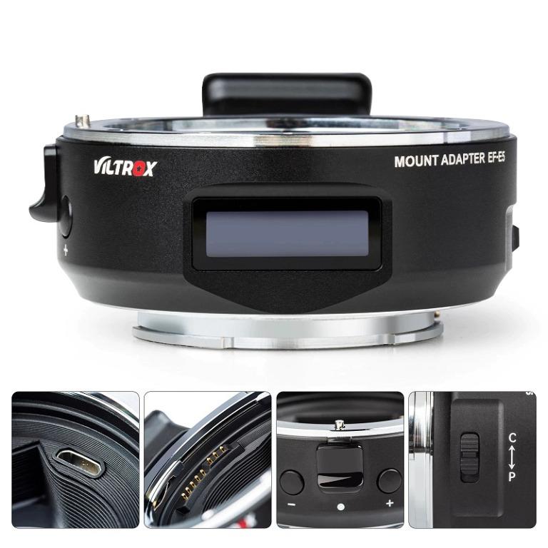 Viltrox EF-E5 (OLED Display Screen) Autofocus Lens Mount Adapter for Canon EF/EFS to Sony E ...