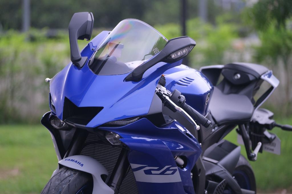 YAMAHA YZF R6 2020 RACE BLUE, Motorbikes, Motorbikes for Sale on Carousell