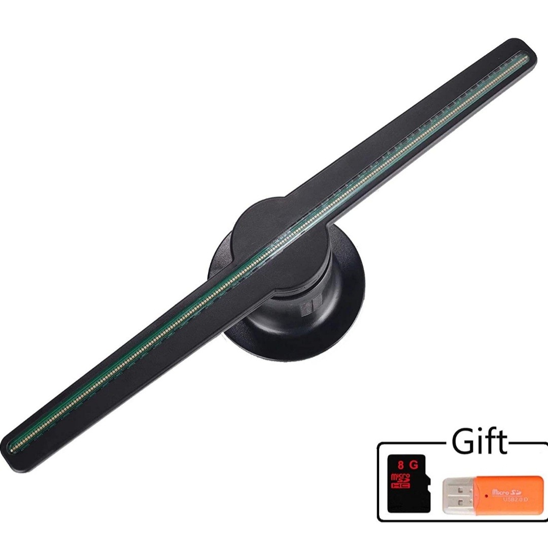 3D Hologram Fan Advertising Display 3D Holographic Projector 3D Naked Eye Videos for Store Signs ...
