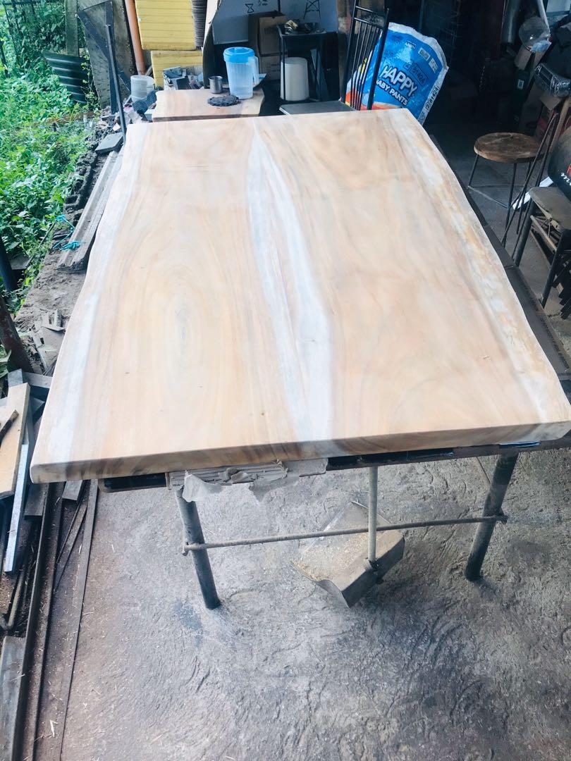 Acacia Dining Table Top 5x3ft (6 seaters) Stand Not included, Furniture ...