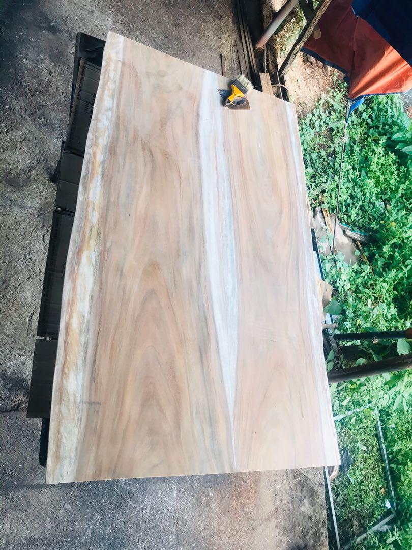 Acacia Dining Table Top 5x3ft (6 seaters) Stand Not included, Furniture ...