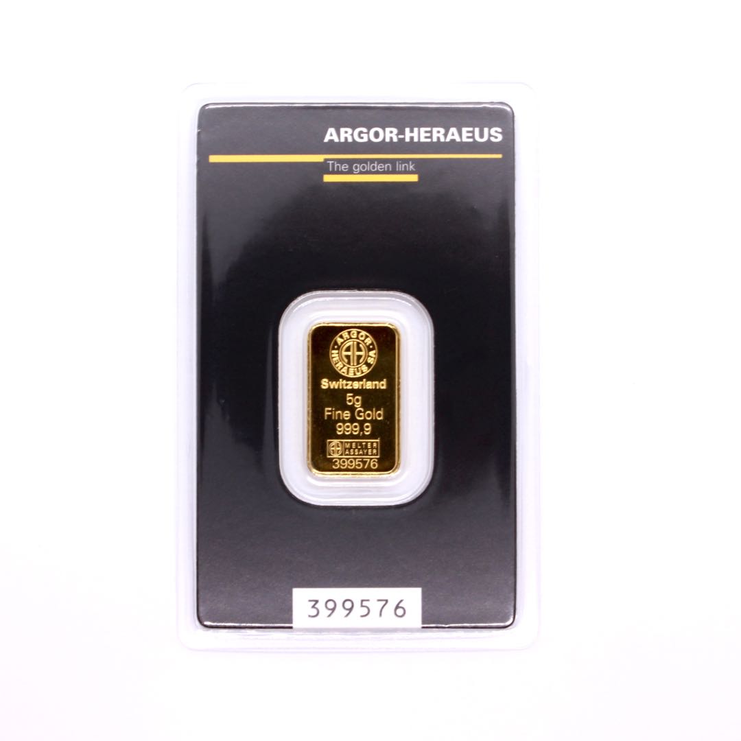 Argor-Heraeus 5g Gold Bar, Hobbies & Toys, Memorabilia & Collectibles ...