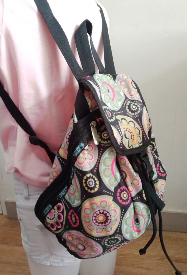 Auth Lesportsac Backpack, Women's Fashion, Bags & Wallets, Backpacks on ...
