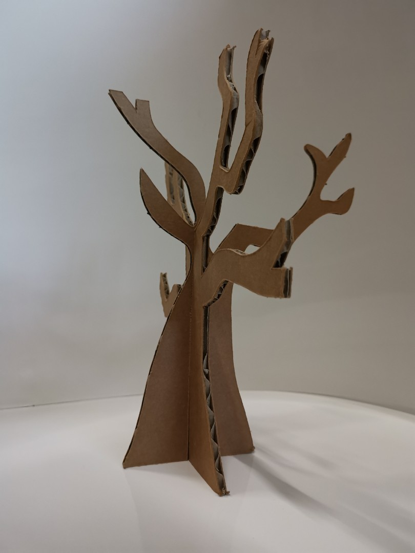 Cardboard mini tree, Hobbies & Toys, Stationery & Craft, Flowers ...