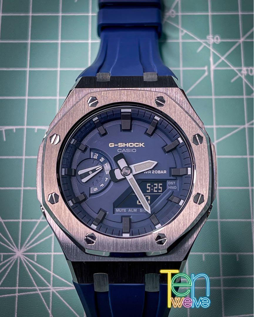 Casio G-Shock GA2100 GA2110 GA-2100 GA-2110 CasiOak Titanium Grey Case ...