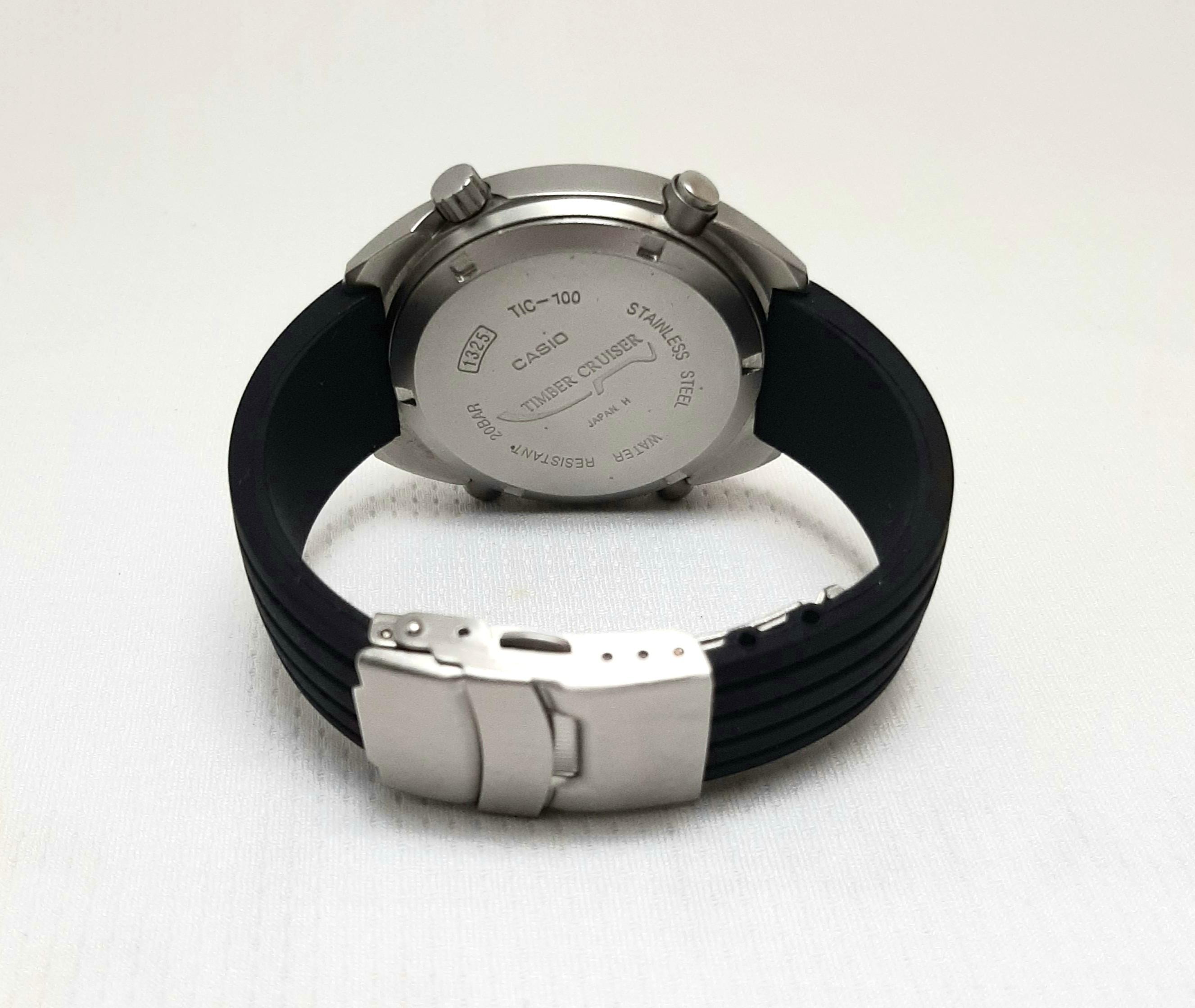 Casio Timber Cruiser TIC-100 Tachymeter Chronograph Made In Japan ...