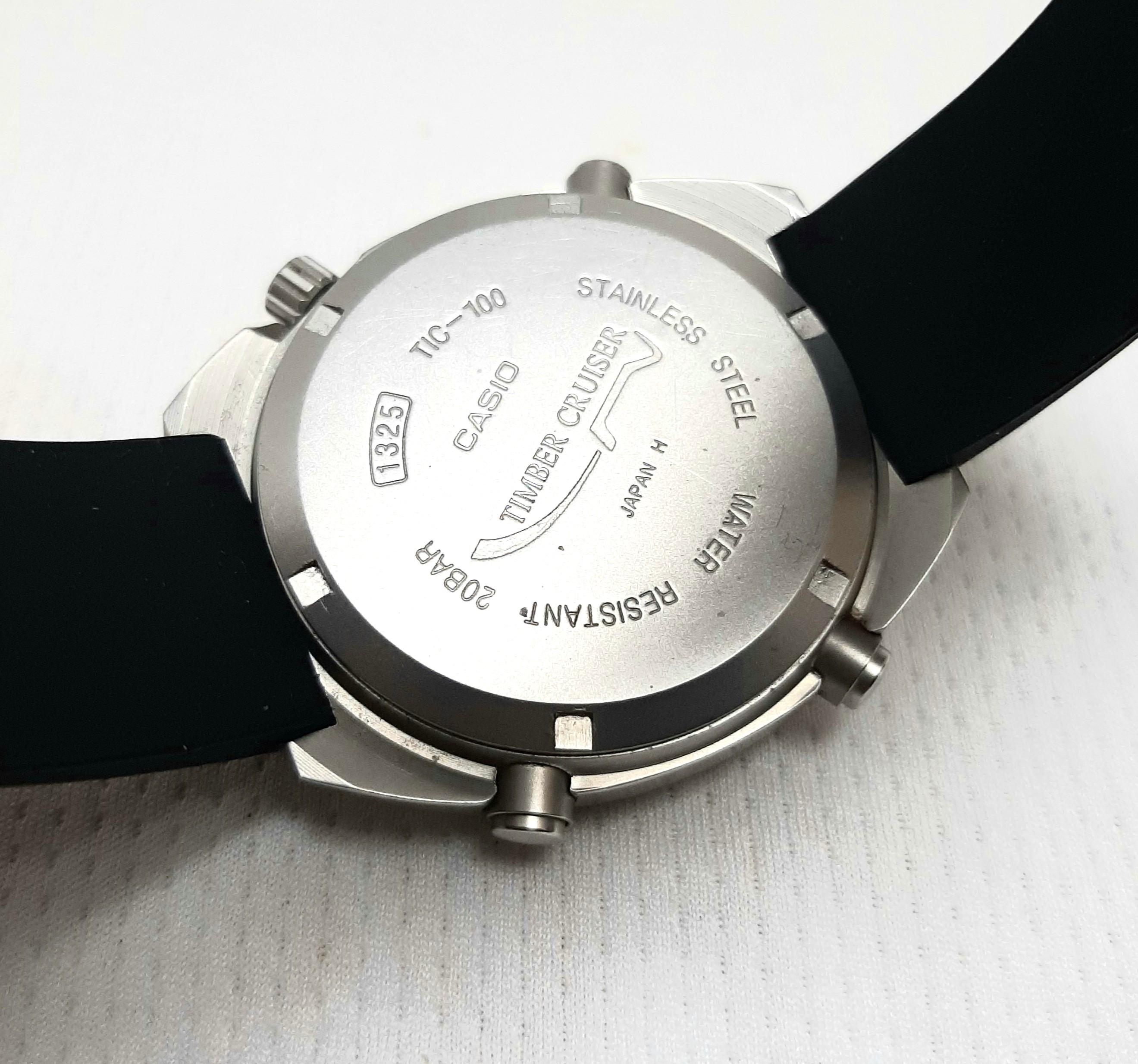 Casio Timber Cruiser TIC-100 Tachymeter Chronograph Made In Japan ...