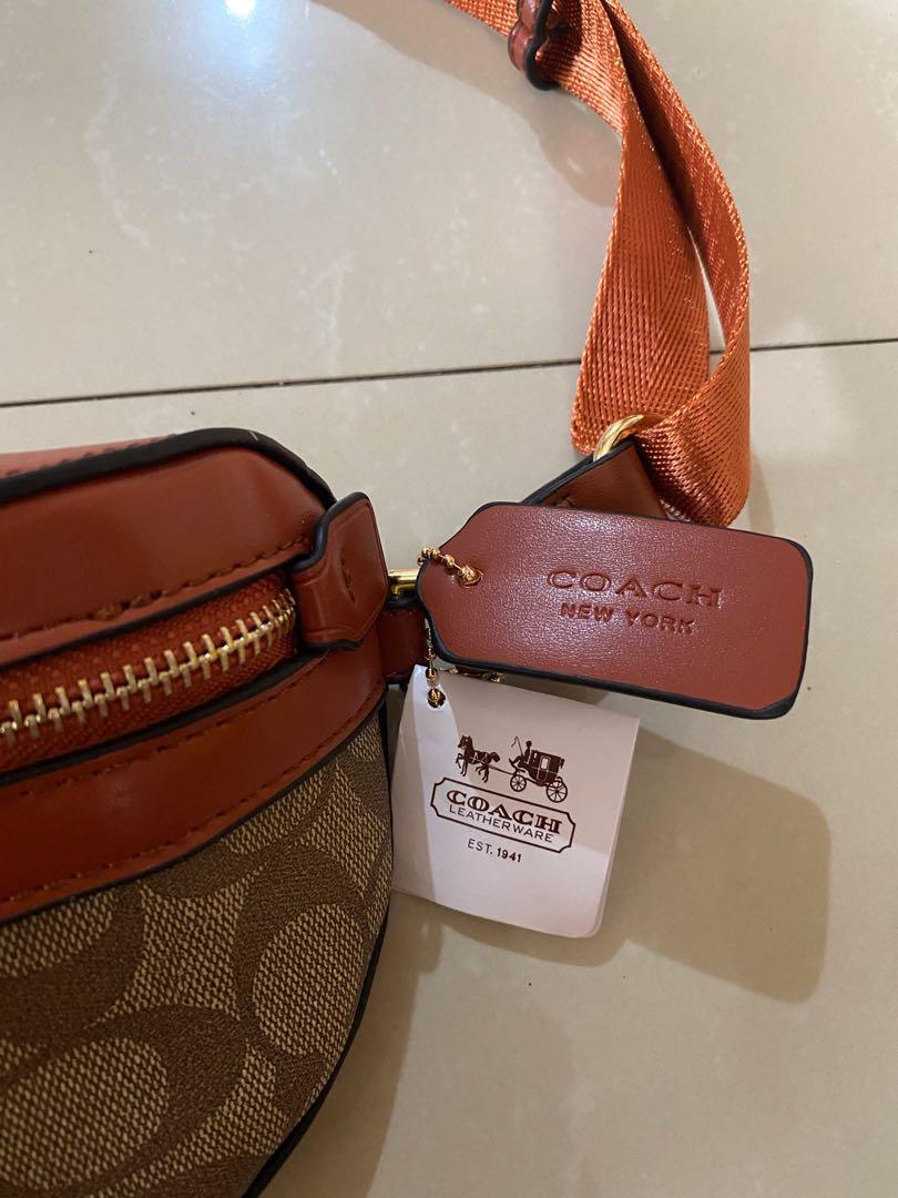 Coach Belt Bag in Signature Canvas, Women's Fashion, Bags & Wallets ...