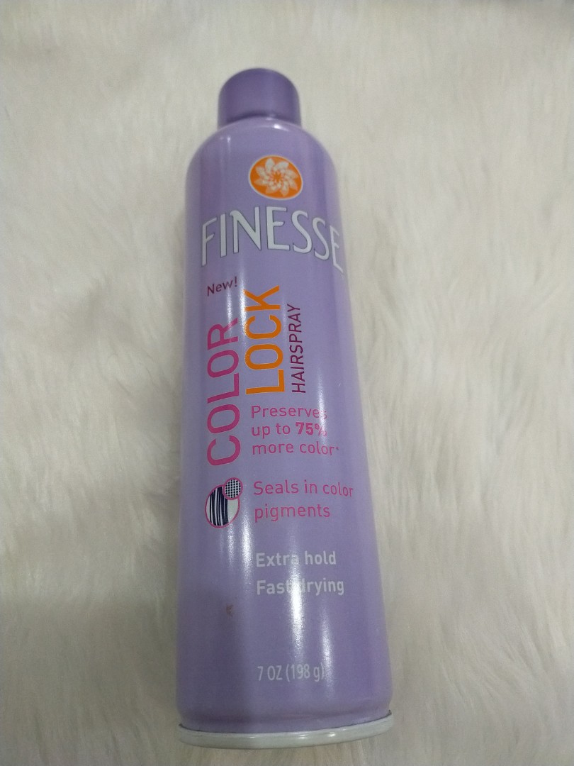 Finesse Color Lock Hairspray Extra Hold Seals in Color 7 Oz, Beauty ...