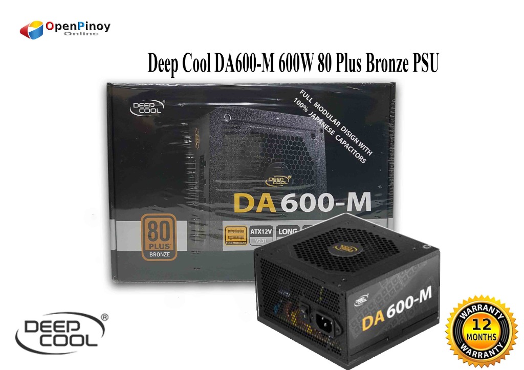 DA600-M 600WATTS 80 Plus Bronze Modular PSU, Computers & Tech, Parts & Accessories, Computer ...