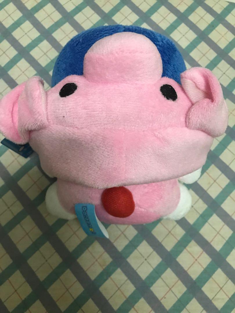 Doraemon with pink pig costume 哆啦A梦 十二生肖 粉红猪造型 玩偶, Hobbies & Toys ...
