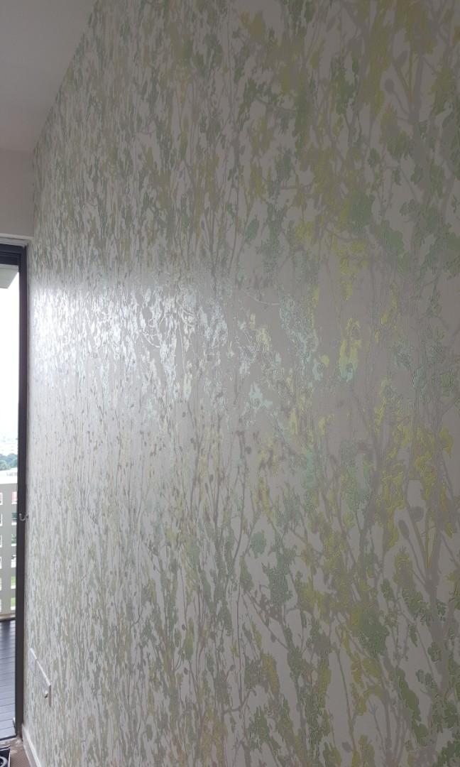 Feature Wallpapers, Furniture & Home Living, Home Decor, Wall Decor on ...