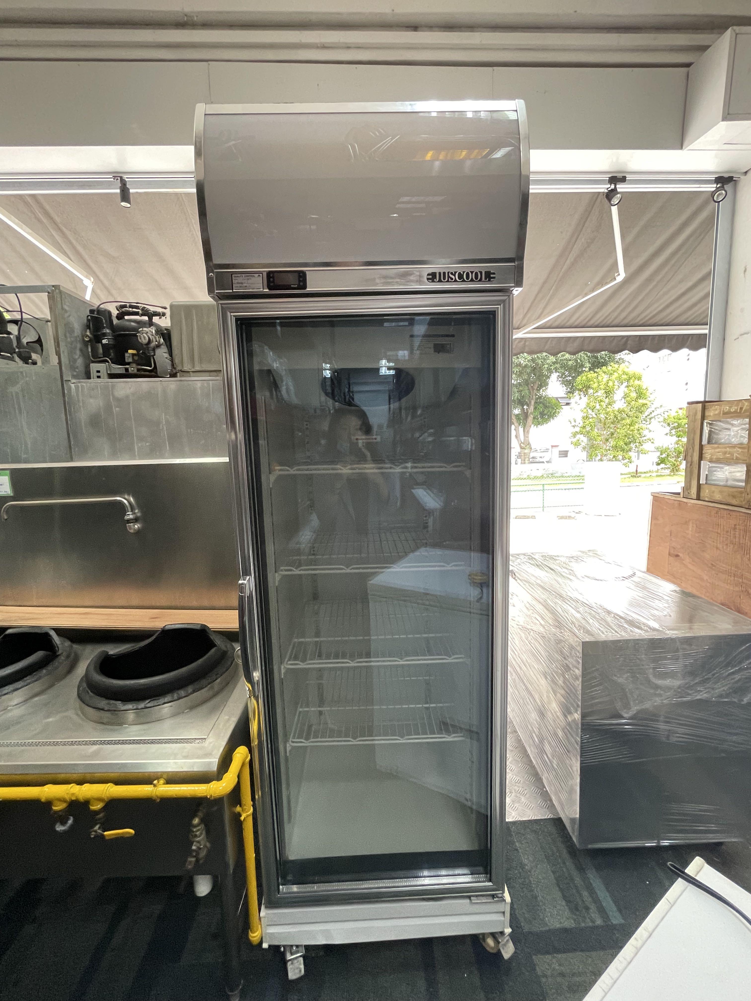 (Free delivery &Warranty) Single glass door chiller Berjaya/ fridge ...