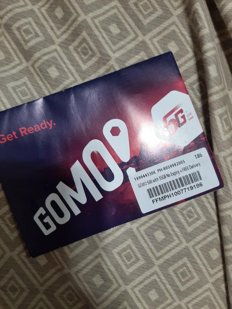 Gomo sim with 55gb no expiry, Mobile Phones & Gadgets, Mobile & Gadget ...