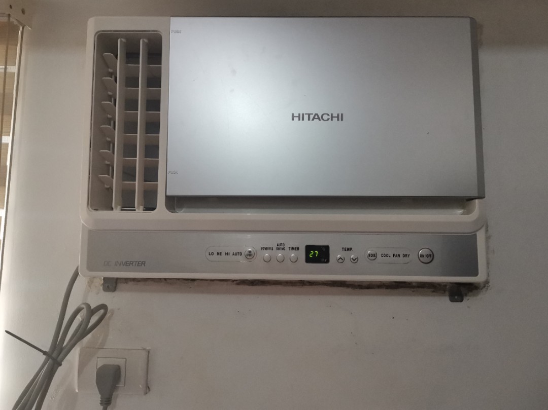 Hitachi 1.5HP Inverter Window Type Air Conditioner, TV & Home ...