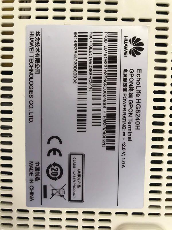 Huawei optical network terminal, Computers & Tech, Parts & Accessories ...