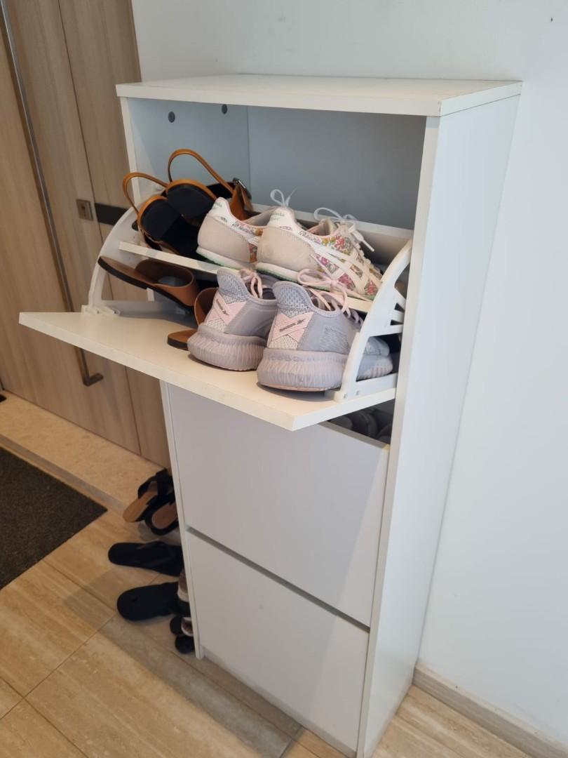 Ikea 3-door Shoe Rack, Furniture & Home Living, Furniture, Shelves ...