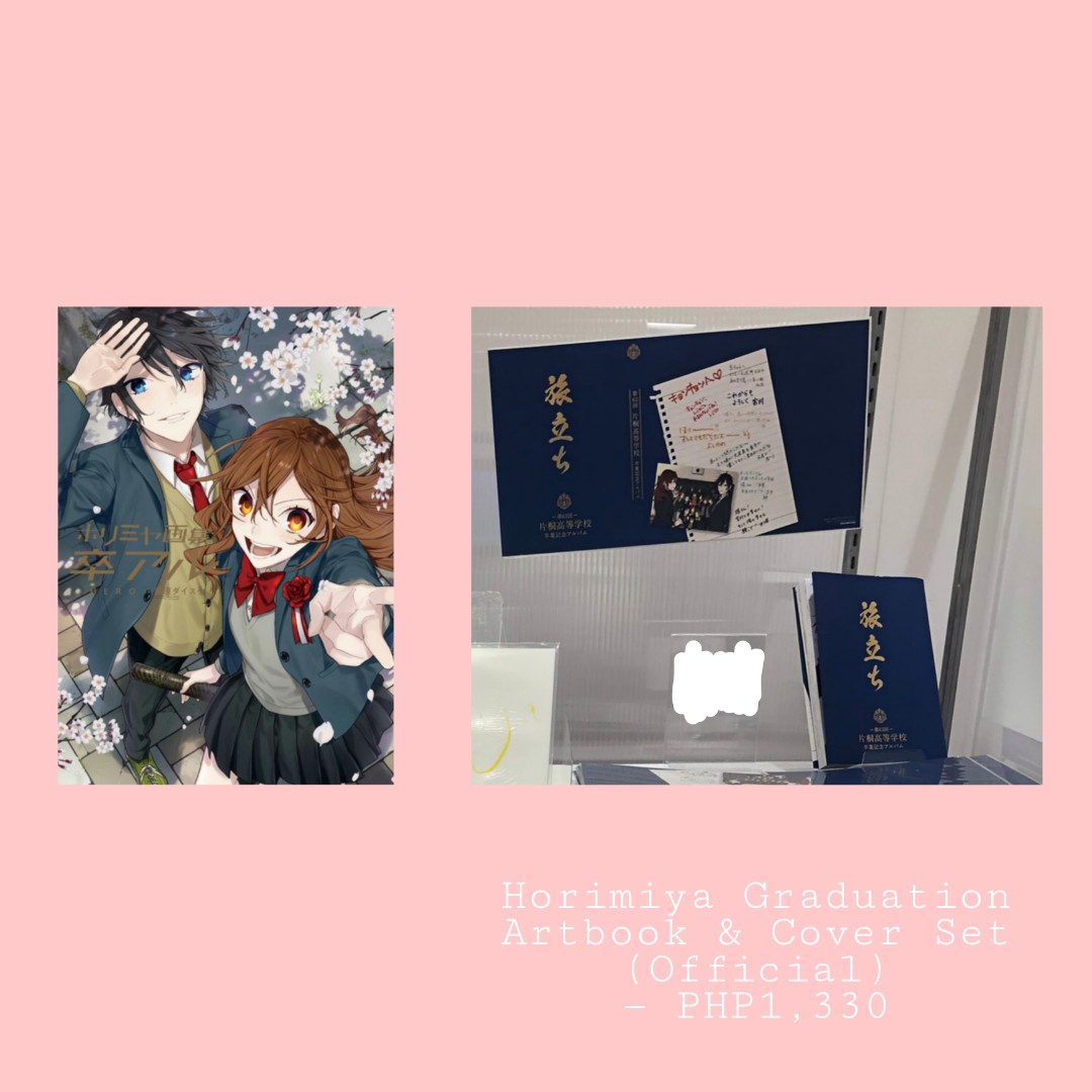 [ONHAND] Horimiya Graduation Artbook & Book Cover Set, Hobbies & Toys ...