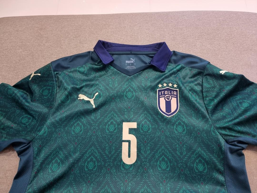 ITALY National Football Team Green Renaissance Large Jersey, Men's ...