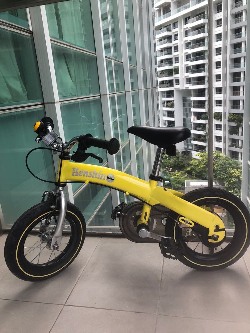 Japanese balance bike- Henshin Bike, Sports Equipment, Bicycles & Parts ...