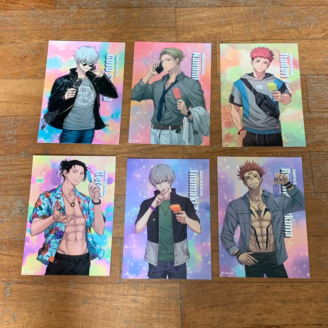 jjk jujutsu kaisen ice cream postcards, Hobbies & Toys, Memorabilia ...