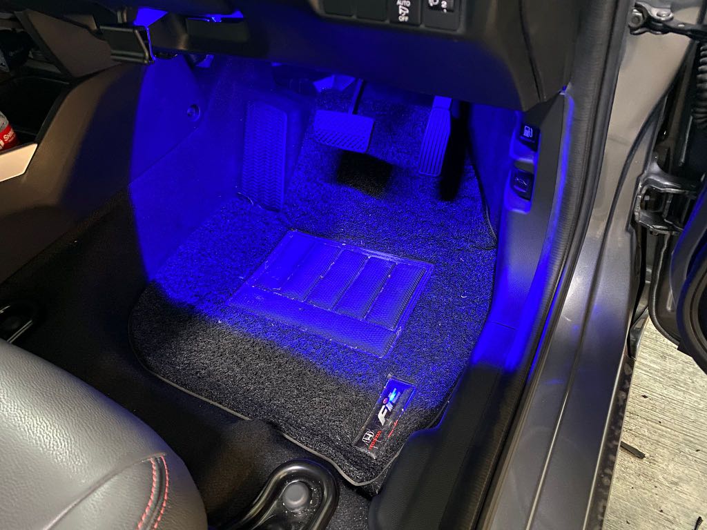 Led Legroom Light, colour changeable! Toyota/Honda/Kia/Hyundai/Nissan ...