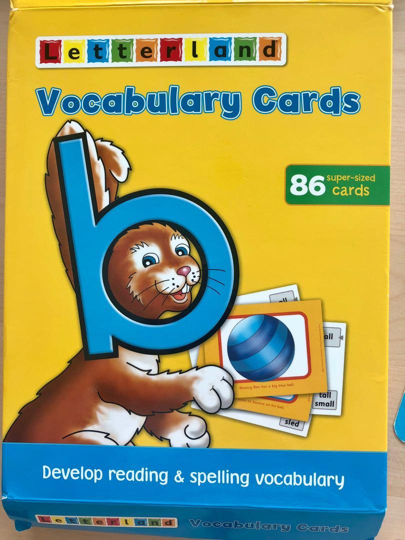 Letterland Vocabulary Card, Hobbies & Toys, Books & Magazines, Children ...