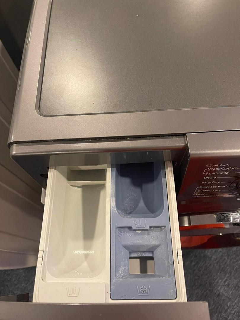 SAMSUNG wash and dryer WD90 Combo with Eco Bubble, 9kg/6kg, TV & Home ...