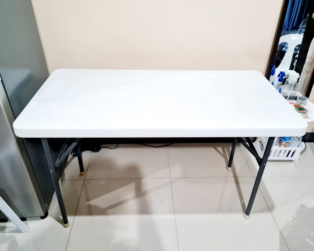 Lifetime Brand 4-ft Foldable Table, Furniture & Home Living, Furniture ...