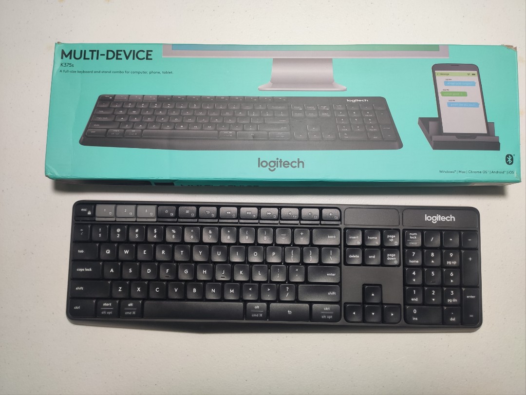 Logitech K375s Multi Device Wireless Keyboard Computers And Tech Parts And Accessories Computer