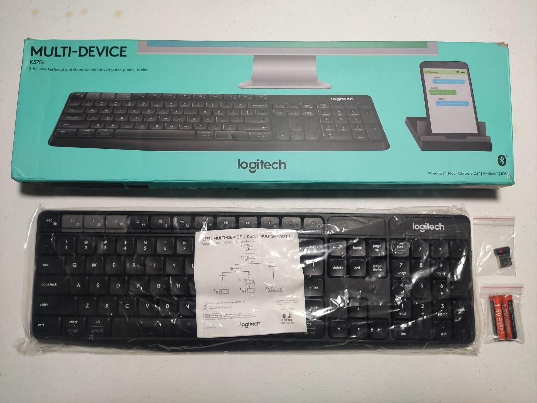 Logitech K375S Multi-Device Wireless Keyboard, Computers & Tech, Parts ...